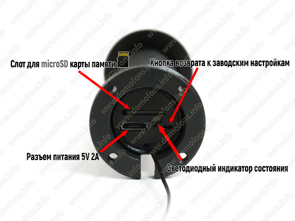 Беспроводной облачный IP WI-FI видеоглазок TUYA HDcom T201-8G (Black ...
